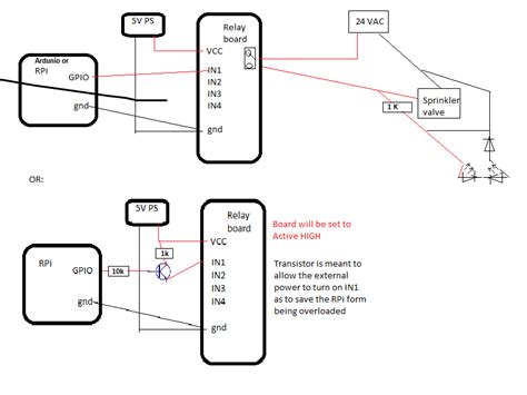 Running An 8 Station 5v Non Jd Vcc Relay With External Power General