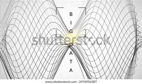 Quantum Background Science Vector Digits Future Stock Vector Royalty
