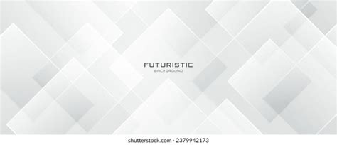 D White Geometric Abstract Background Overlap Stock Vector Royalty Free Shutterstock