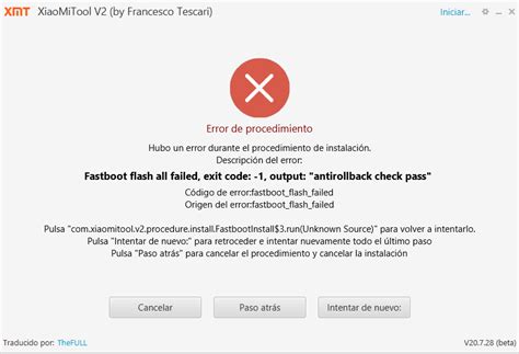 error when installing official rom in poco f3 unofficial xiaomi