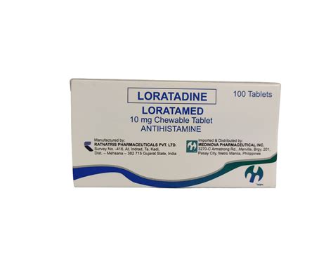 Loratidine Chewables Epf Dermatology