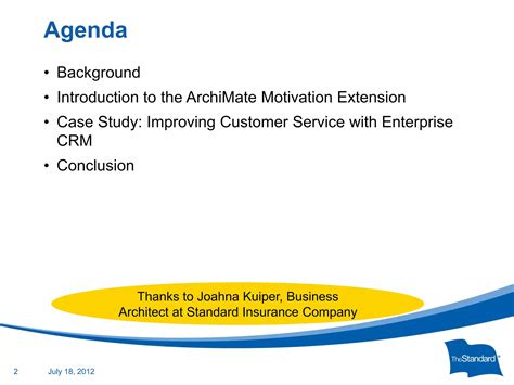 Modeling The Backstory With The Archimate Motivation Extension Ppt