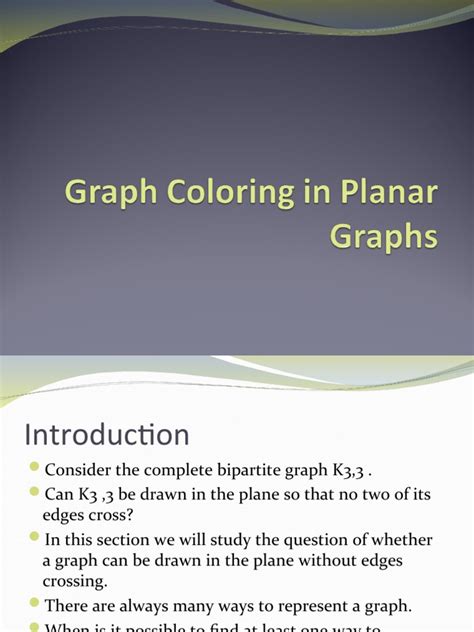 Planar Graphs Graph Coloring Pdf Vertex Graph Theory Geometry