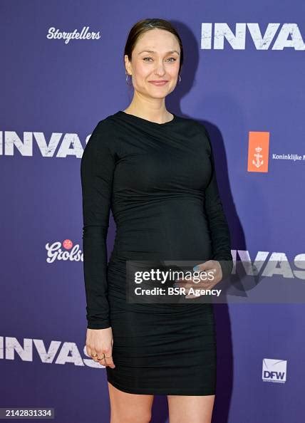 Melody Klaver During The Premiere Of The Movie Invasie At Pathe Arena