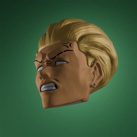 🎨 Kinji Hakari Pissed Face Jujutsu Kaisen・ Stl File For 3d Printing・cults