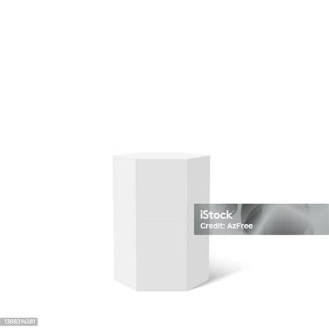 3d 흰색 육각성 프리즘 벡터 0명에 대한 스톡 벡터 아트 및 기타 이미지 0명 3차원 형태 개체 그룹 Istock