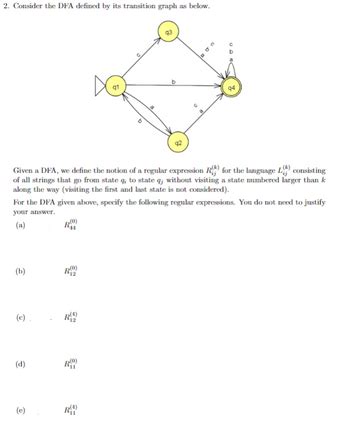 Answered Consider The DFA Defined By Its Bartleby