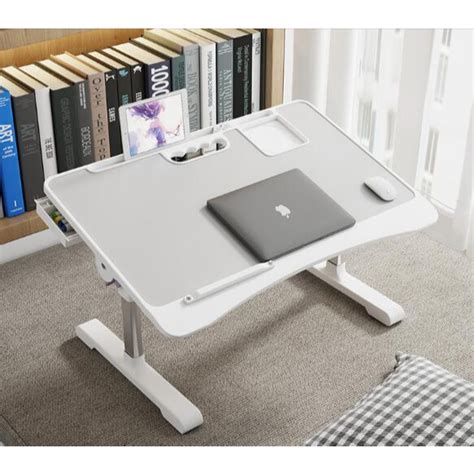 Mesa Para Notebook Dobrável Regulável Com Gaveta Multifuncional com Altura Ajustável Shopee Brasil