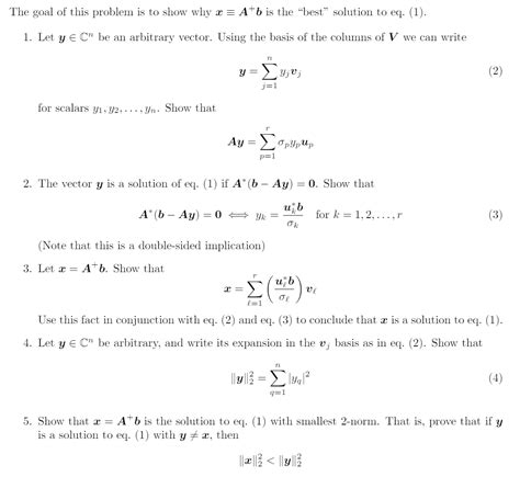 Solved Let ACmn With Rank A R Chegg