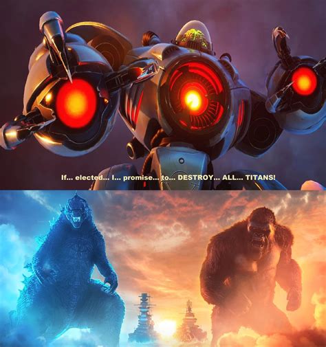 Godzilla And Kong Vs Robo Prez Edited By Mnstrfrc On Deviantart