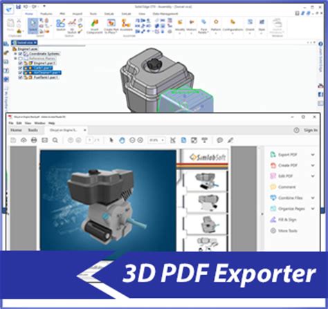 Simlab 3D Plugins 3D PDF From Solid Edge