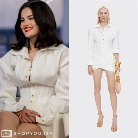 The Today Show March 2025 Selena Gomezs Corset Shirt Dress Shop Your Tv
