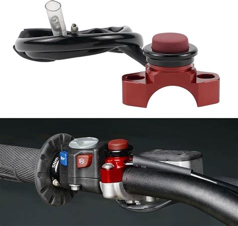 Handlebar Mounted Toggle Switch Switch Block Black With Push Button