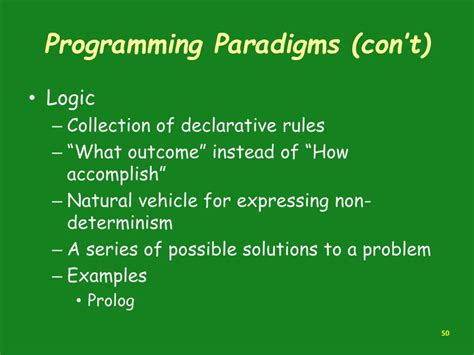 Ppt Cps 506 Comparative Programming Languages Powerpoint Presentation