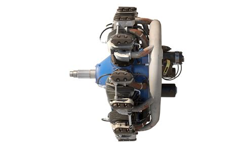 Radial Aircraft Engines W670 3d Model Cgtrader
