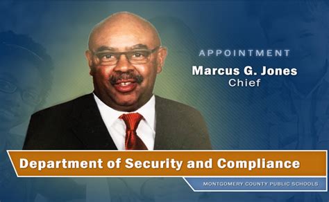 Mcps Appoints Retiring Police Chief Marcus Jones As New Chief Of Department Of Security And
