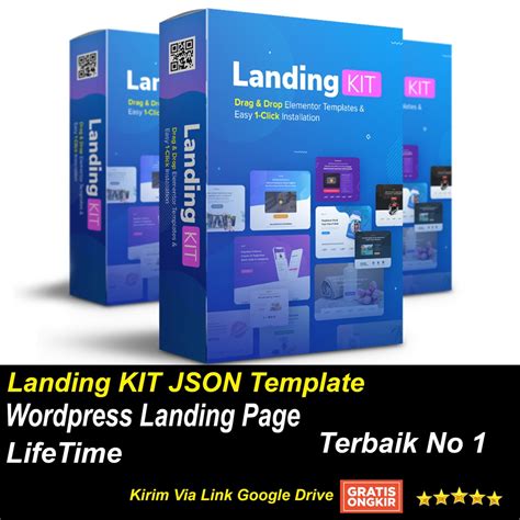 Jual Landing Kit Json Template Wordpress Landing Page Terbaik No 1 Promo Shopee Indonesia
