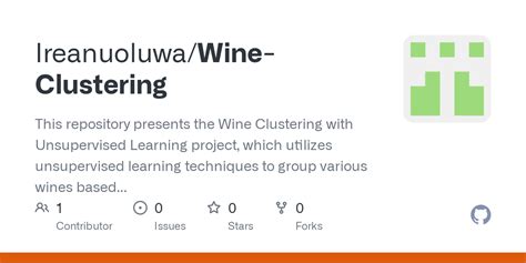 GitHub Ireanuoluwa Wine Clustering This Repository Presents The Wine Clustering With