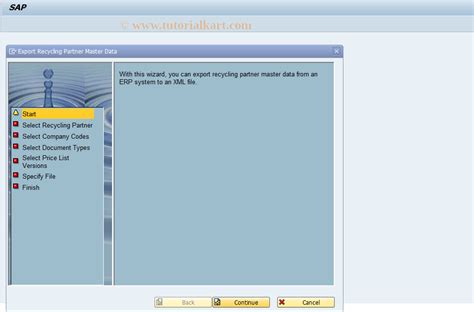 j7lpartnerexp sap tcode export recycling partners