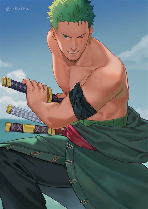 Roronoa Zoro One Piece Drawn By Uhai Danbooru