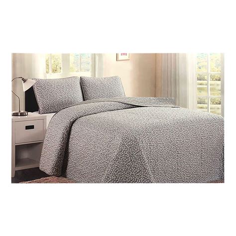 Sobrecama Microfibra Home Accents Estamp