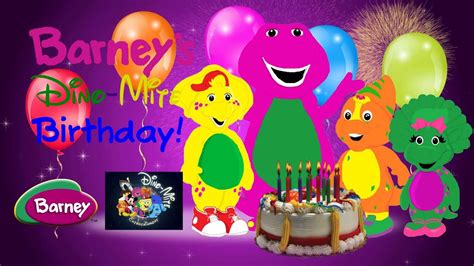Barney Dino Mite Birthday Barneys Dino Mite Fans