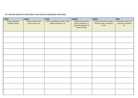 Lecture 1 Class Activity Zachman As Well As Ruch Picture Do A