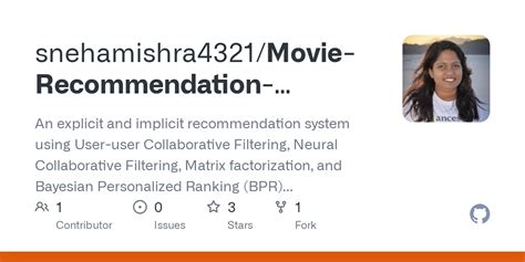 Github Snehamishra4321movie Recommendation System Nlp Ml Dl Approaches An Explicit And