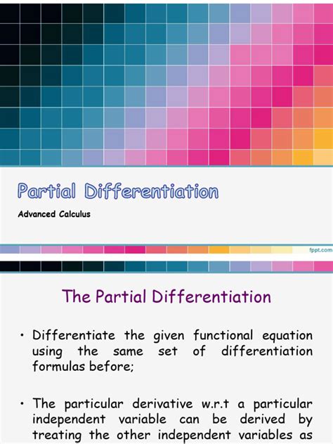 Partial And Total Differentiation Pdf Derivative Mathematical Objects