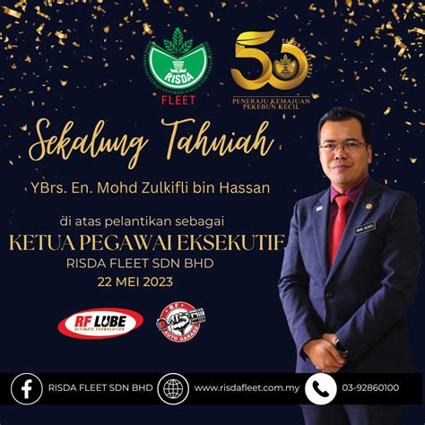 Seluruh Warga Rfsb Mengucapkan Risda Fleet Sdn Bhd