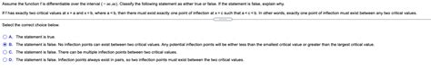 solved assume the function f is differentiable over the
