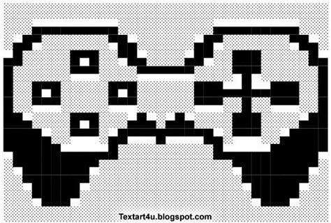 Game Controller ASCII Text Art Cool ASCII Text Art 4 U