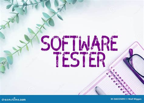 Text Caption Presenting Software Tester Business Idea Implemented To Protect Software Against