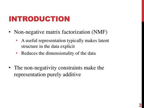 Ppt Non Negative Matrix Factorization With Sparseness Constraints