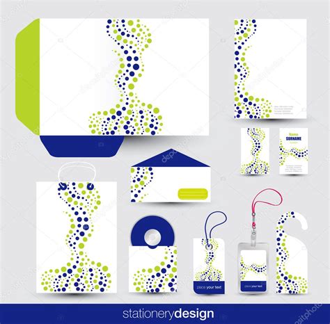 Stationery Design Set — Stock Vector © Archymeder 9395379