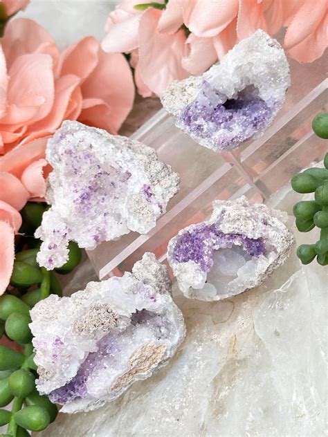 Small Spirit Flower Geodes Contempo Crystals