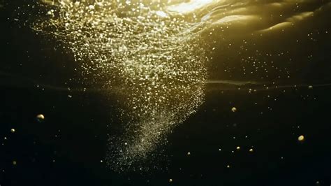 Underwater Bubble Flow Background For Title Animation Videos
