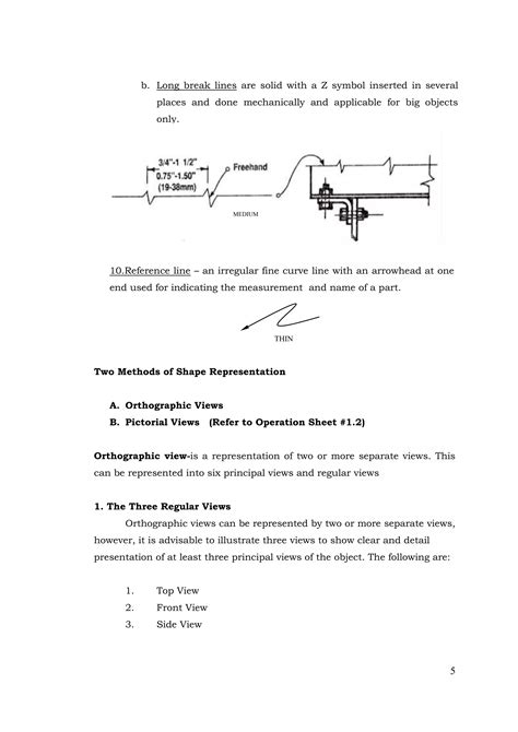 Y1 Module 3 Constructing Orthographic Projection 1 Doc
