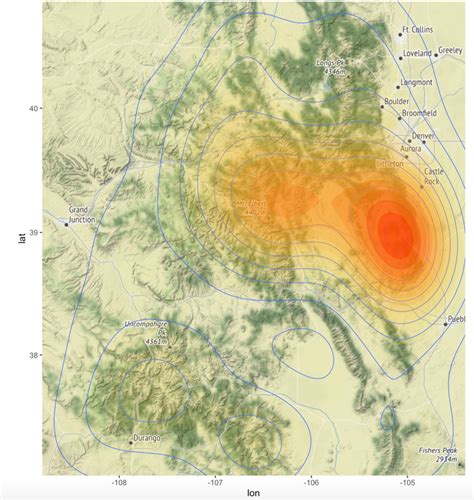 Sasquatch Sighting Heat Maps With R Geospatial Training Services