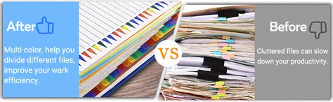 Xhda 1 31 Part Dividers A4 5pack Plastic A4 File Dividers For Ring Binders A4 Folder Dividers