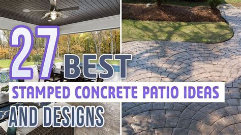 Stamped Concrete Patterns For Patio