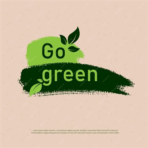 Premium Vector Set Of Go Green Logo Design Save The World And Eco