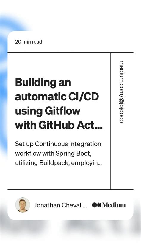A Detailed Article On Building A Ci Cd Pipeline Using Gitflow And Github Actions Jonathan