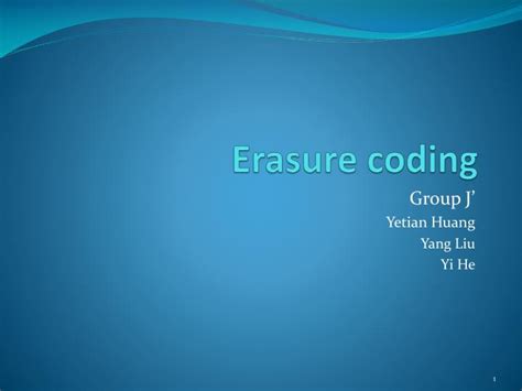 ppt erasure coding powerpoint presentation free download id 5575638