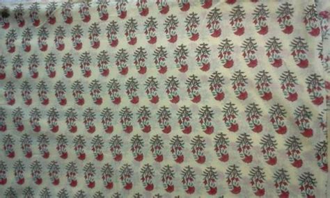44 45 Booti Design Block Printed Fabric Gsm 100 150 At ₹ 150meter