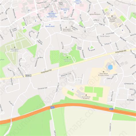 Telford Modern Atlas Vector Map Boundless Maps