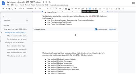 Google Docs How To Add Page Numbers To Your Document