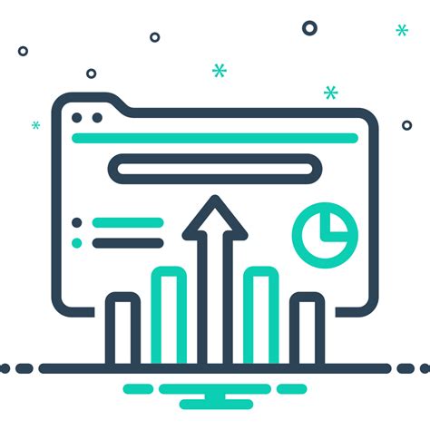 Data Growth Data Growth Website Market Increase Progress Icon