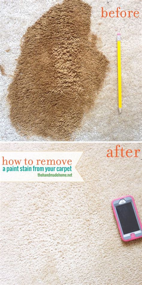 Remove Paint From Your Carpet Paint Remover Remove Paint From Carpet Diy Cleaning Products