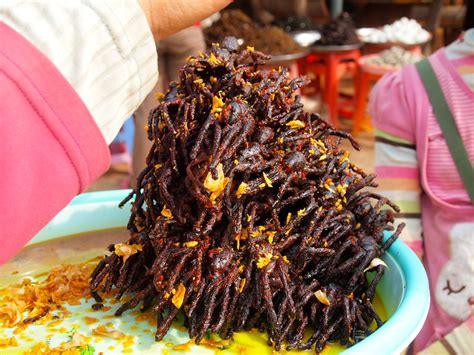 Cambodian Food Spiders